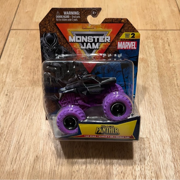 Marvel | Toys | Monster Jam Marvel Monster Truck Black Panther | Poshmark